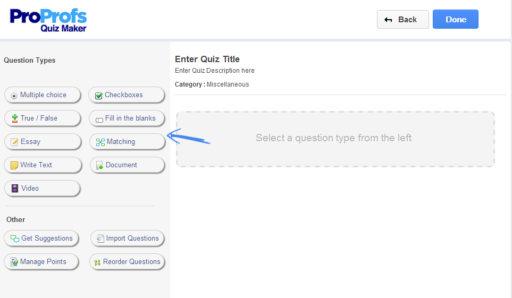 Create Quizzes Faster with ProProfs Easy-to-use Interface - ProProfs ...