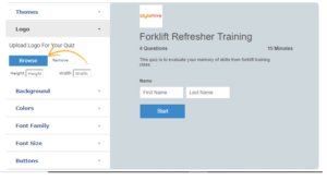 How to create a Multiple Choice Question Test