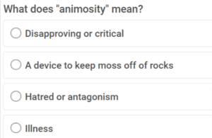 How to Create a Vocabulary Quiz